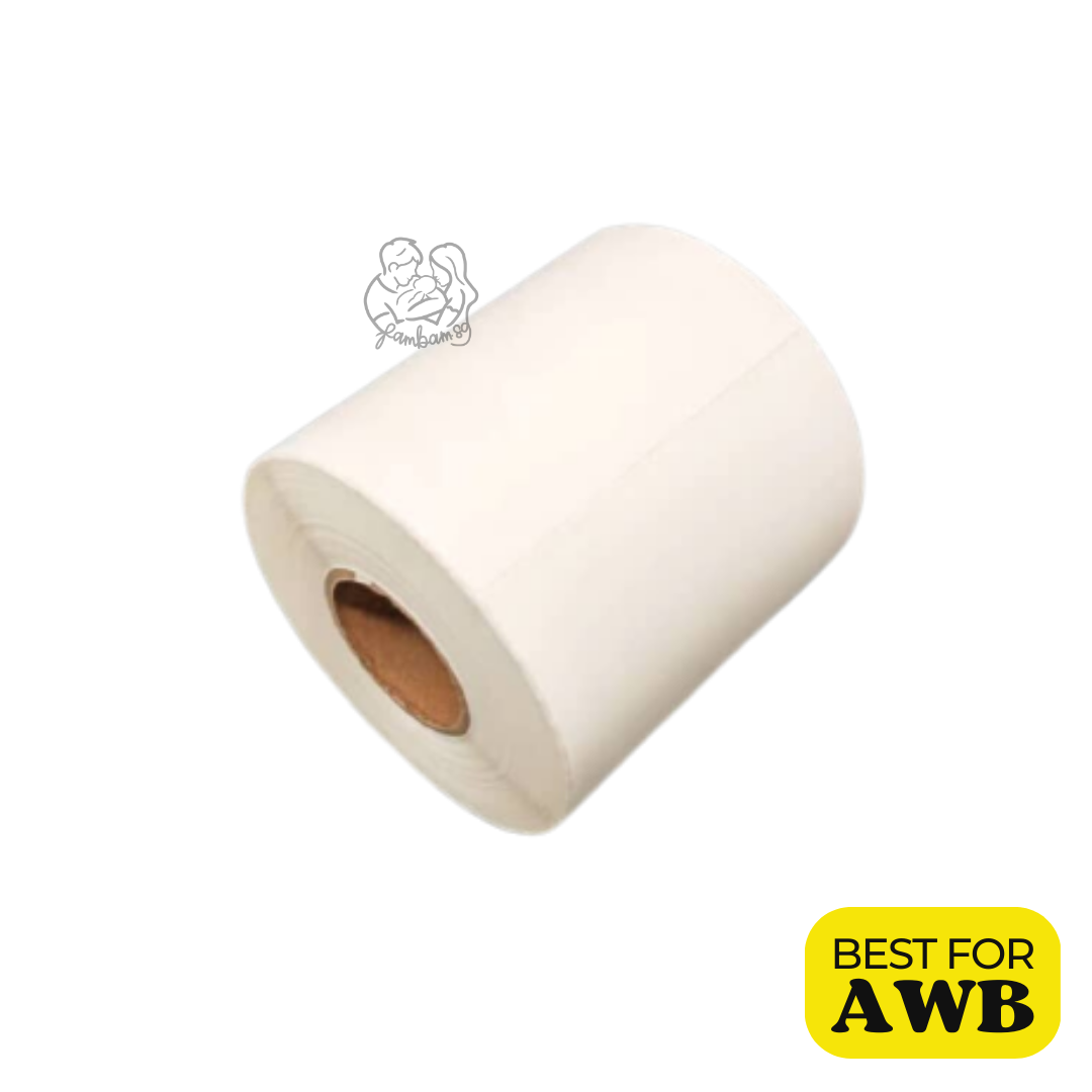 Thermal Label Sticker Paper Roll AWB size – fambam.sg